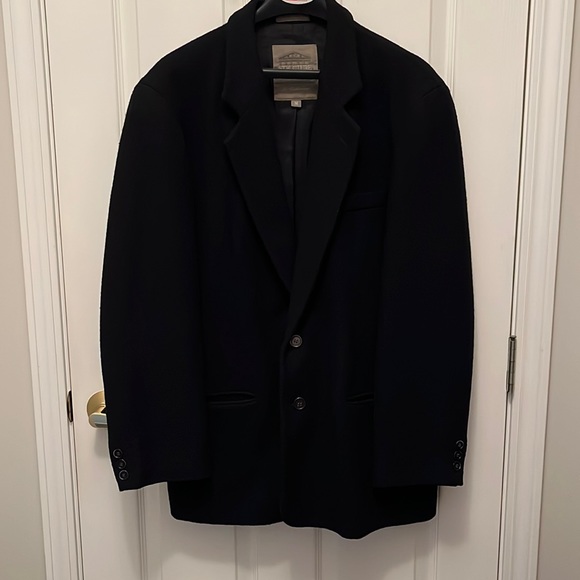 Structure | Jackets & Coats | Mens Structure Black Wool Blend ...